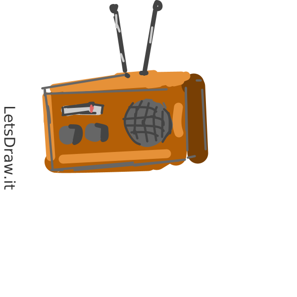 How to draw radio / pz648iz18.png / LetsDrawIt