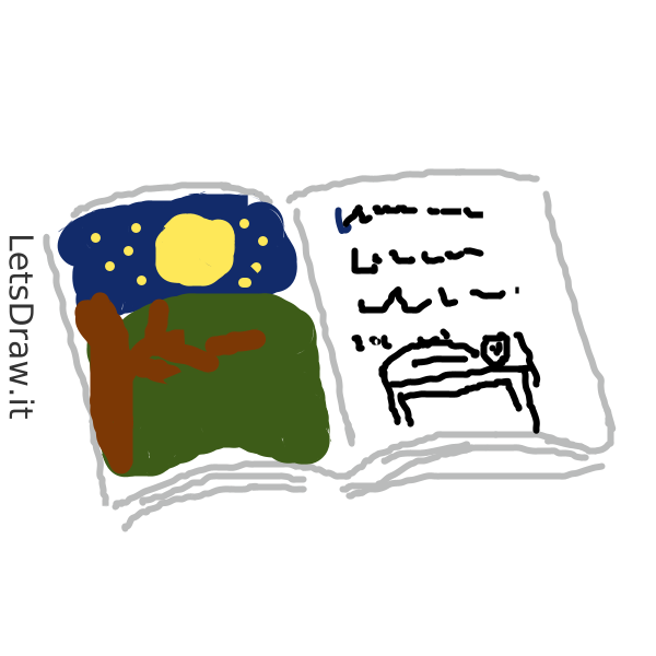 How to draw bedtime story / q1hstt6z6.png / LetsDrawIt