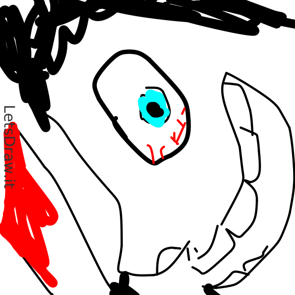 How to draw psychopath / q38w8w6x8.png / LetsDrawIt