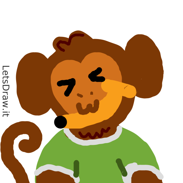 How to draw monkey / q5futcqky.png / LetsDrawIt