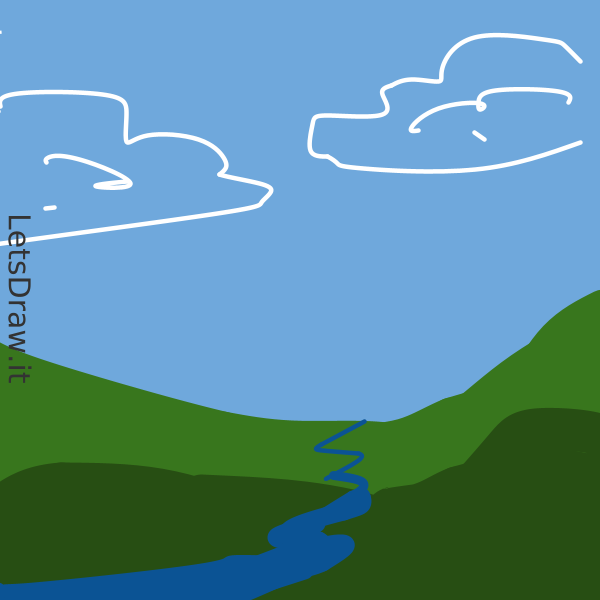 How to draw river / q5hbba7tk.png / LetsDrawIt