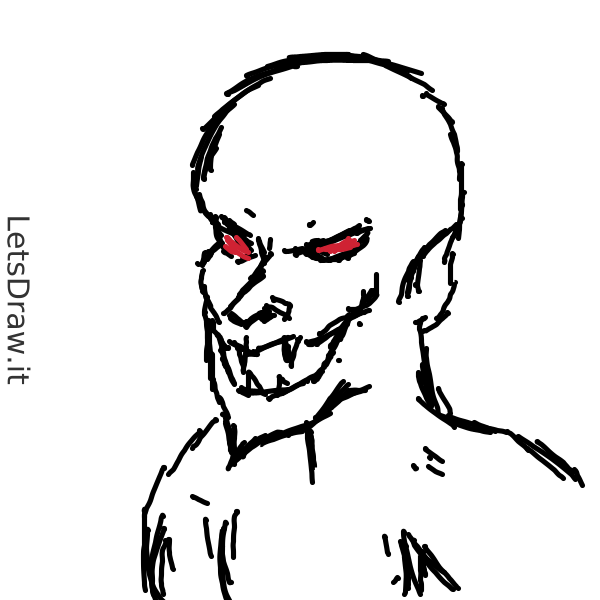 How to draw evil / q6dq8tfni.png / LetsDrawIt