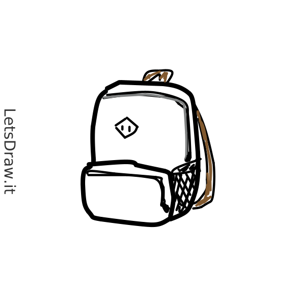 How to draw backpack / q6kgb8s1g.png / LetsDrawIt