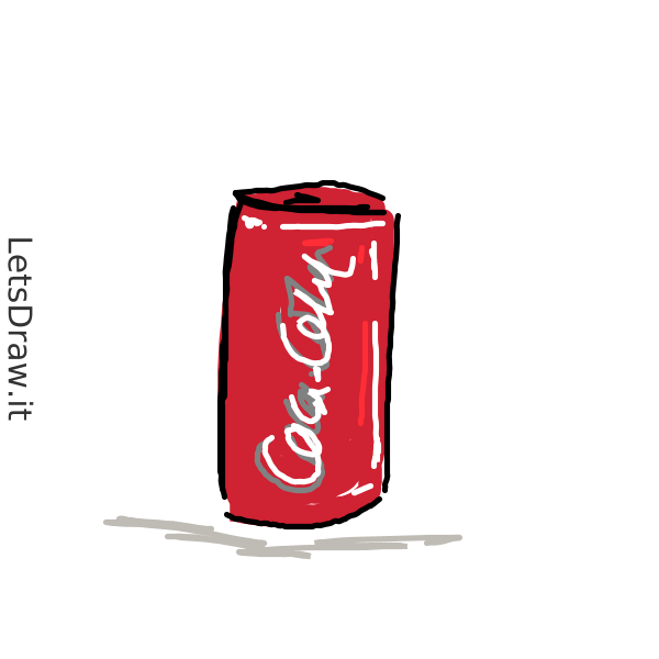 How to draw Coca Cola / q6mnbcd9k.png / LetsDrawIt