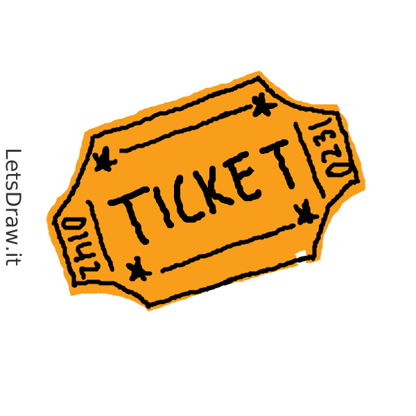 How to draw ticket / q7spo51ak.png / LetsDrawIt
