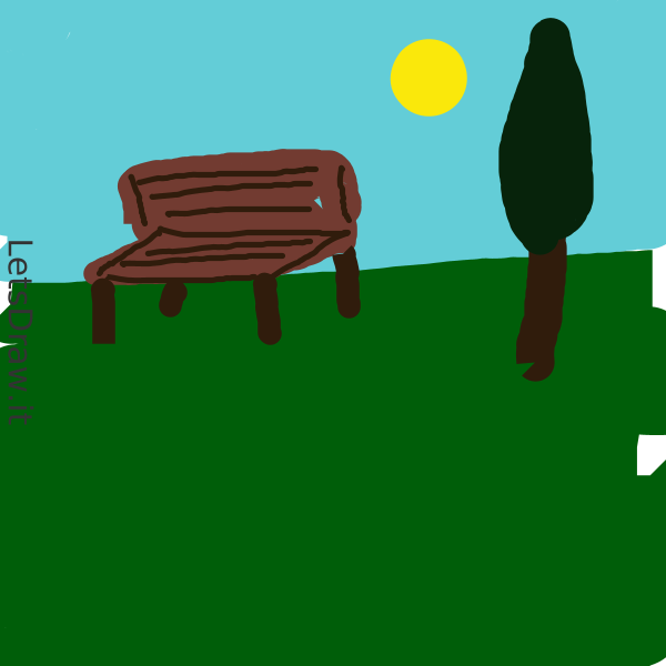 How to draw bench / q9tr84t88.png / LetsDrawIt