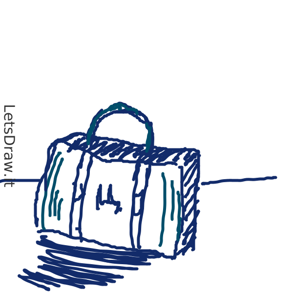 How to draw briefcase / qbk61b8ut.png / LetsDrawIt