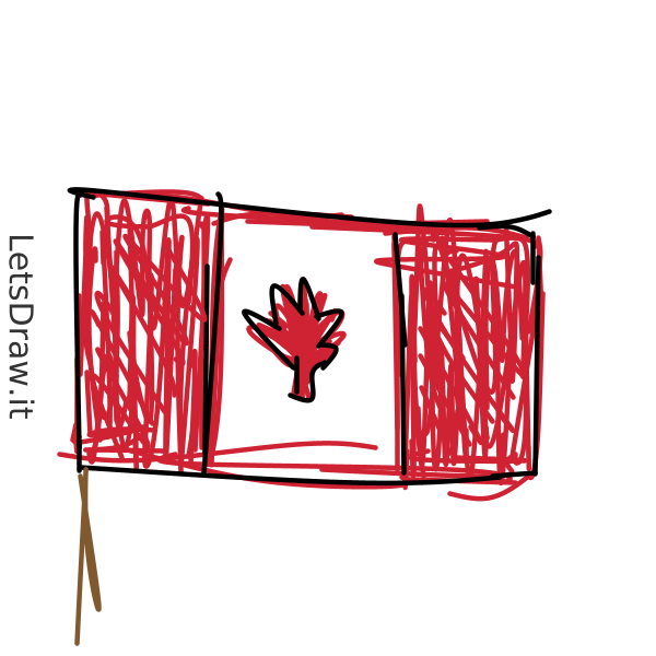 How to draw Canada / qddnbrw4f.png / LetsDrawIt