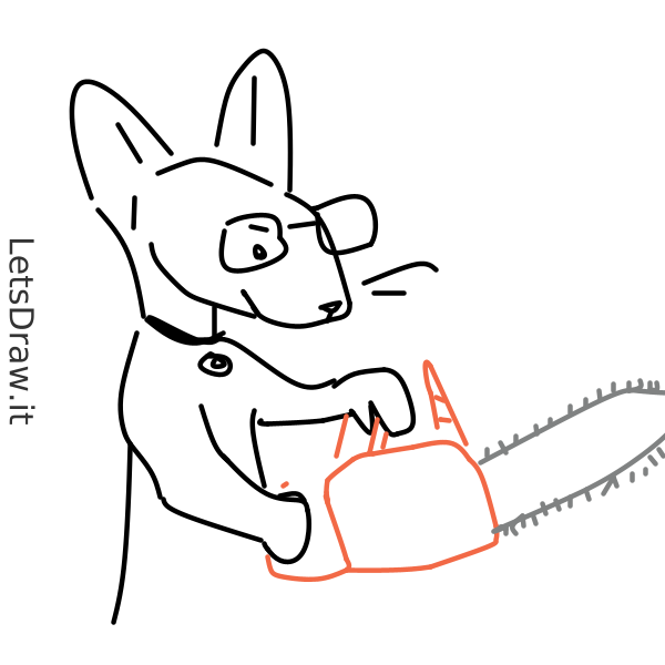 How to draw chainsaw / qe1wd19eu.png / LetsDrawIt