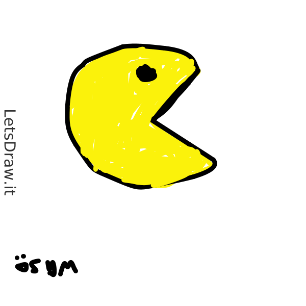 How to draw pacman / qfaijch31.png / LetsDrawIt