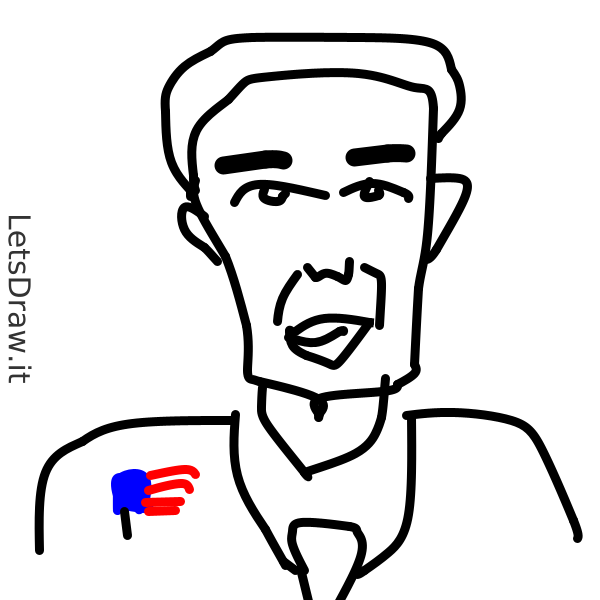 How to draw Barack Obama / qfsmemfw3.png / LetsDrawIt