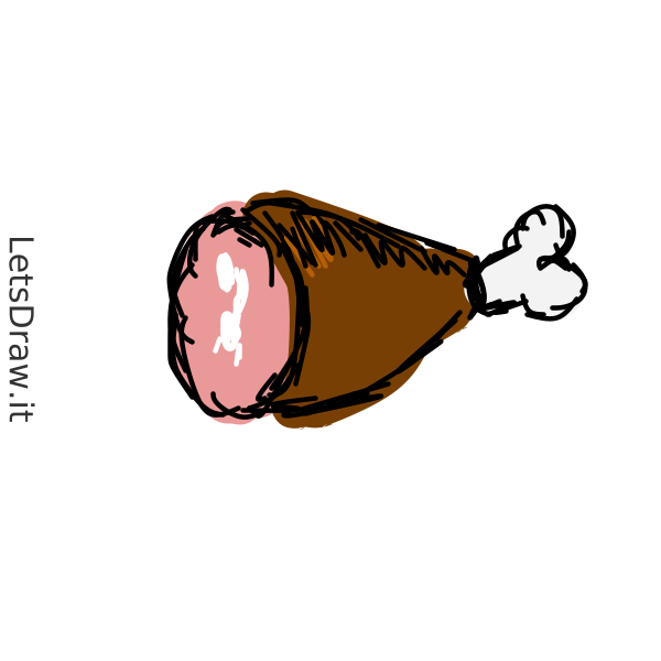 How to draw ham / qfxbdwuh6.png / LetsDrawIt