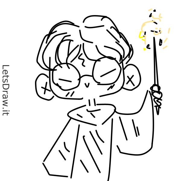 How to draw magic wand / qgr4f587e.png / LetsDrawIt