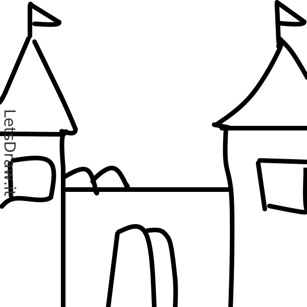 How to draw palace / qh3ocxwfu.png / LetsDrawIt
