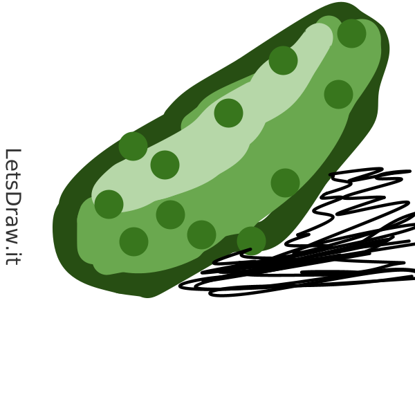 How to draw pickle / qi6udy33x.png / LetsDrawIt