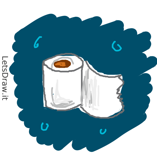 How to draw toilet paper / qi7tt3rqa.png / LetsDrawIt