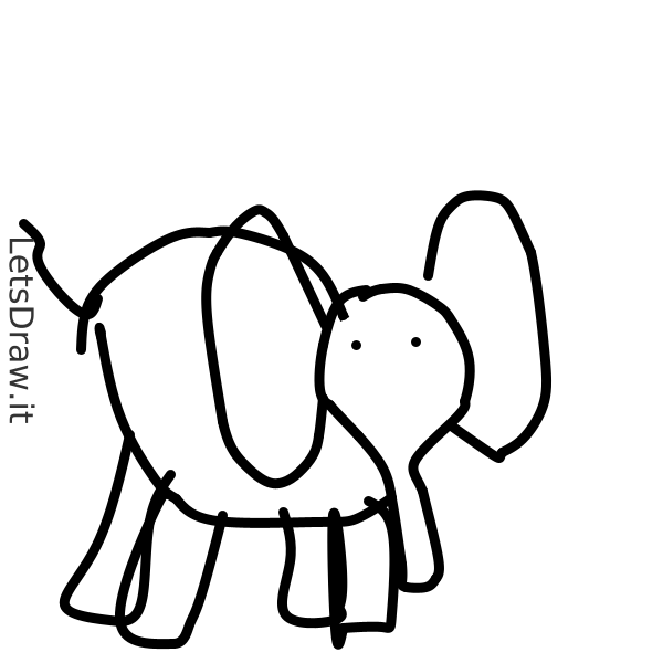 How to draw elephant / qikkfxgz3.png / LetsDrawIt