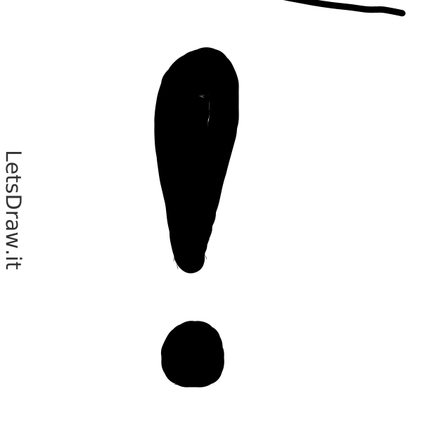 How to draw exclamation mark / qqicofjzs.png / LetsDrawIt