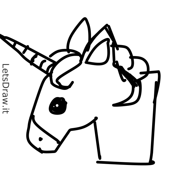 How to draw unicorn / qregf47z.png / LetsDrawIt