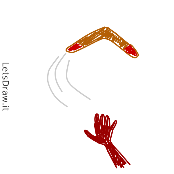 How to draw boomerang / qrmrentgg.png / LetsDrawIt