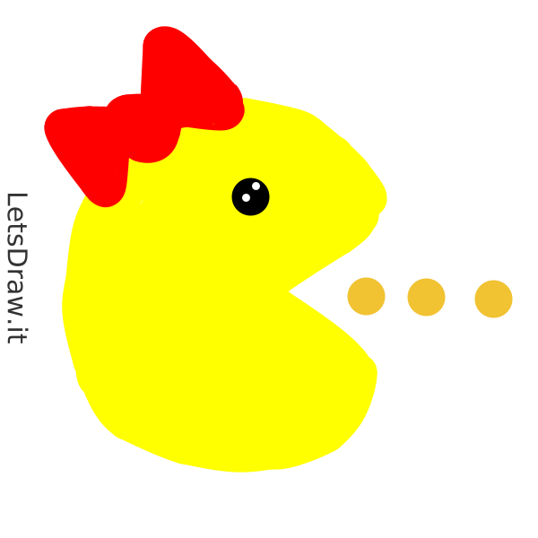 How to draw pacman / qsie8koc5.png / LetsDrawIt