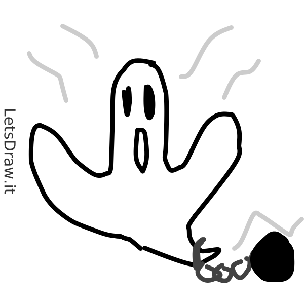 How to draw ghost / qtutehp8b.png / LetsDrawIt