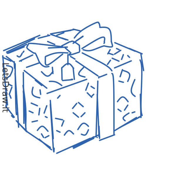 How to draw gift / qudpbuuuj.png / LetsDrawIt