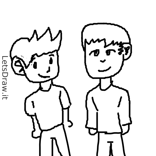 How to draw best friends / qw4bqh7oj.png / LetsDrawIt