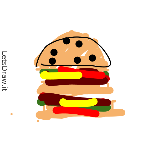 big Mac dibujo / qx1oei81h.png / LetsDrawIt