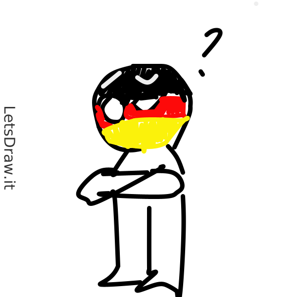 How to draw Germany / qyk4pruxn.png / LetsDrawIt