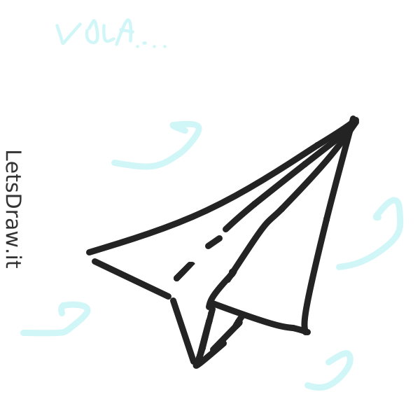 How to draw paper airplane / r1a5cd6a5.png / LetsDrawIt