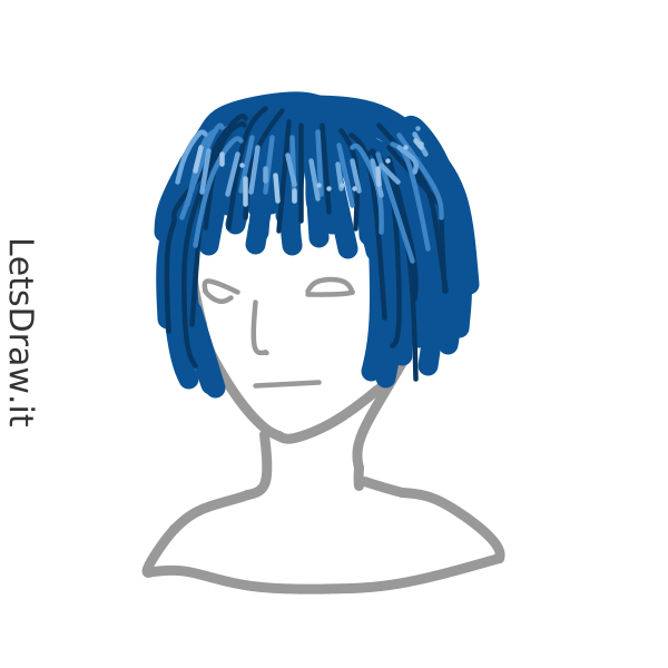 How to draw wig / r3mtgiooi.png / LetsDrawIt