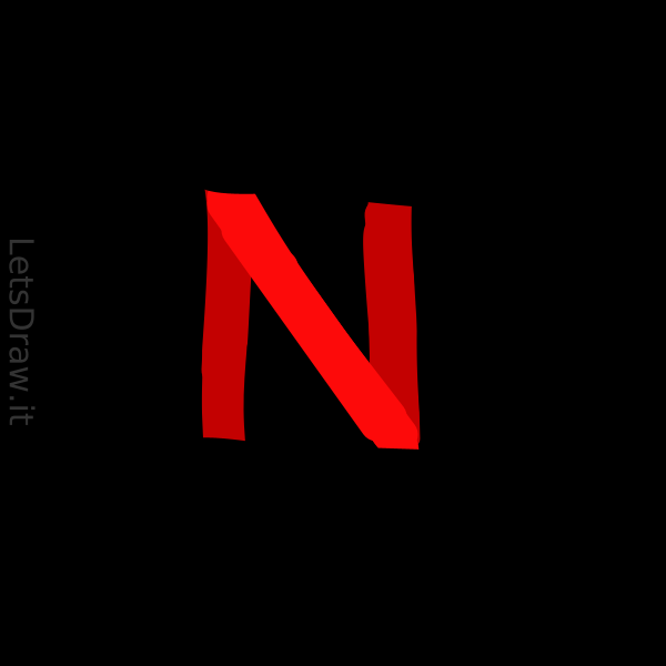 How to draw netflix / r4aykxwpq.png / LetsDrawIt