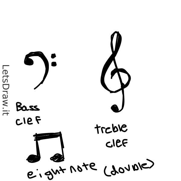 How to draw Music notes / r4dqfugn9.png / LetsDrawIt
