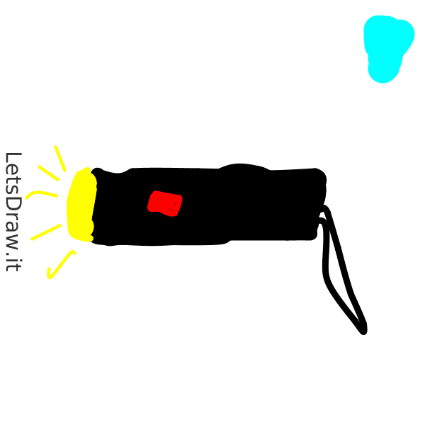 How to draw Flashlight / r56kf8off.png / LetsDrawIt