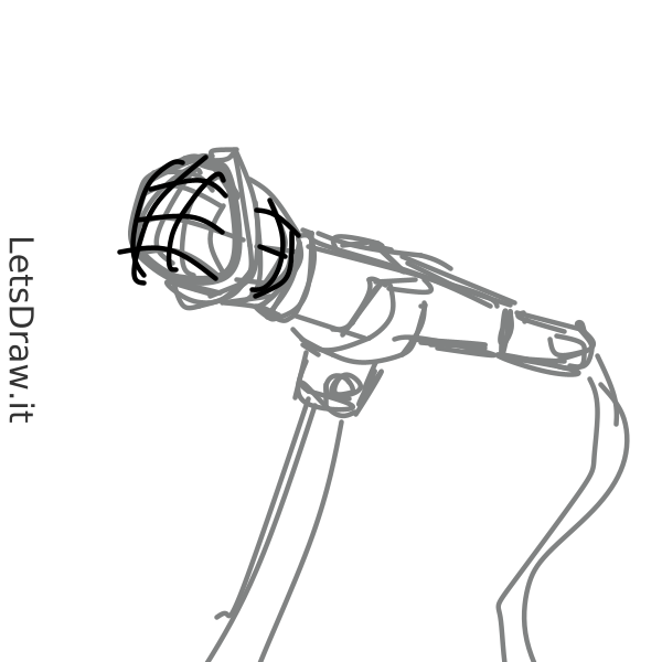 How to draw microphone / r6c8uqdt.png / LetsDrawIt