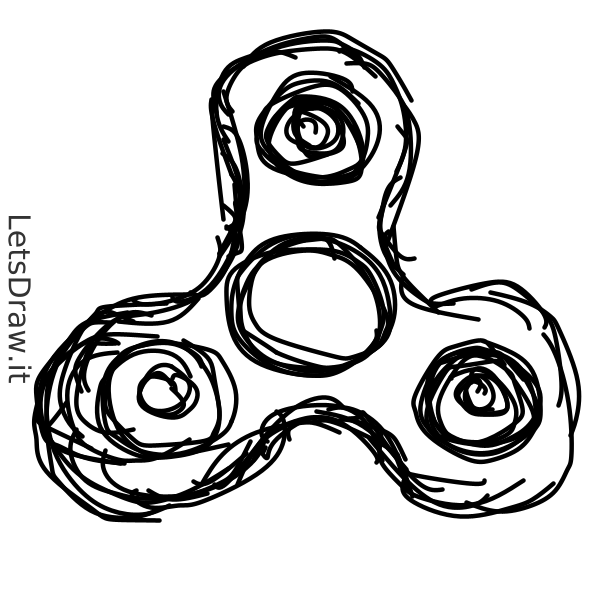 How to draw fidget spinner / r6n8b81rb.png / LetsDrawIt