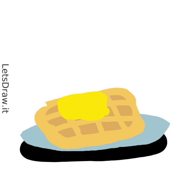 How to draw waffle / r79jgcyc3.png / LetsDrawIt