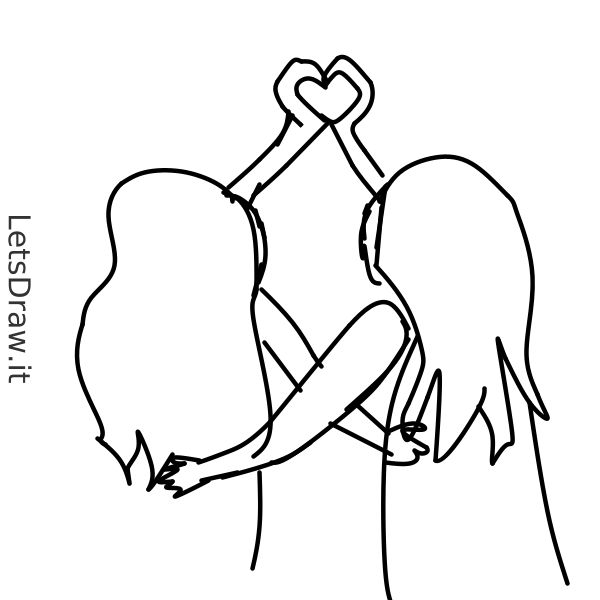 How to draw best friends / r7kupqtm7.png / LetsDrawIt