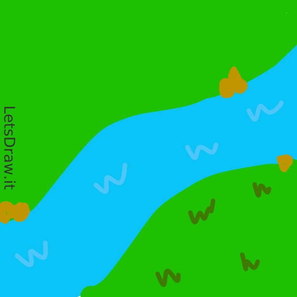 How to draw river / r8tpjochk.png / LetsDrawIt