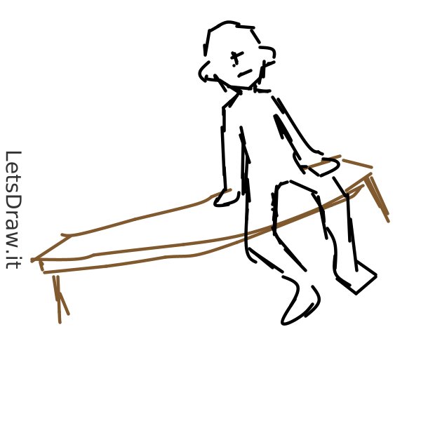 How to draw bench / rawqds5y5.png / LetsDrawIt