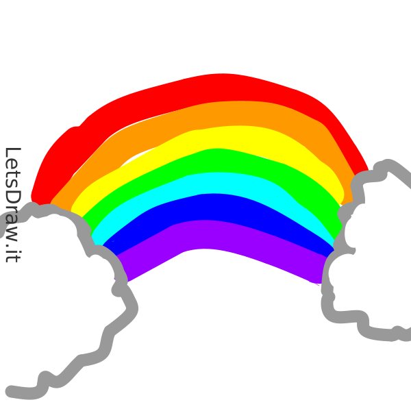 How to draw rainbow / rbfdf9x1f.png / LetsDrawIt