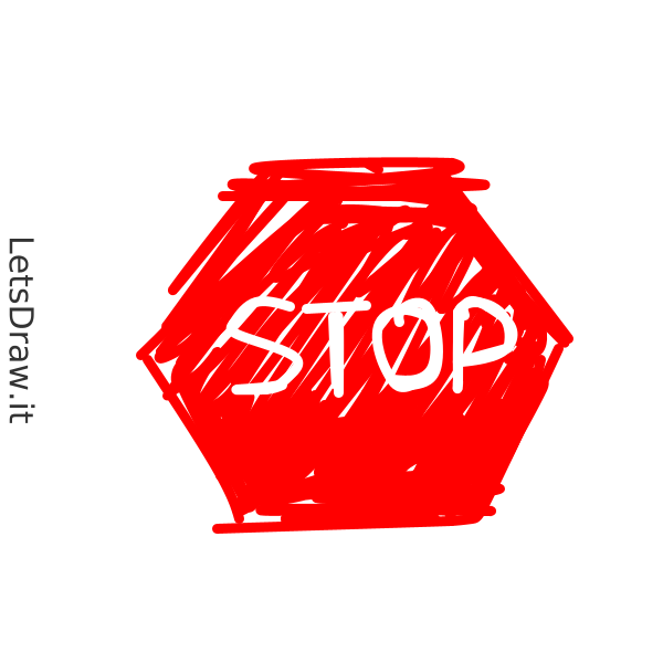 How to draw stop sign / rdggezdhd.png / LetsDrawIt