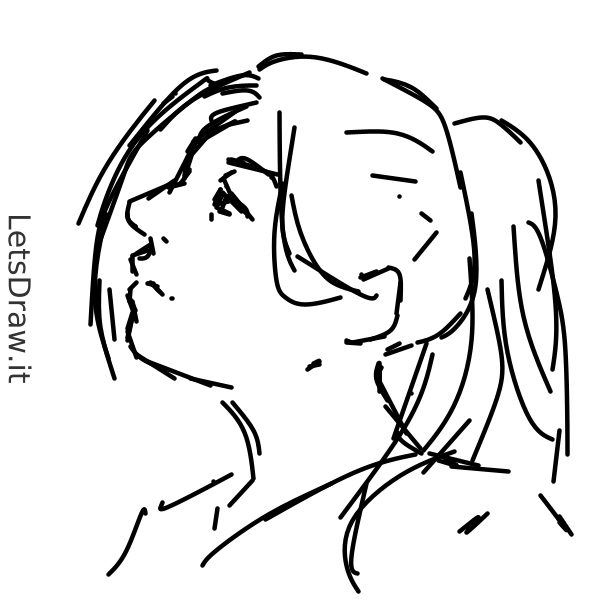 How to draw lady / re7x94pe.png / LetsDrawIt