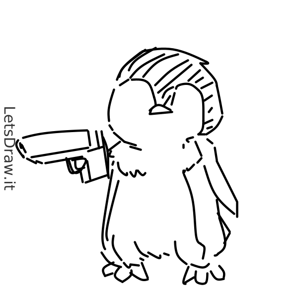 How to draw penguin / rghiki8qp.png / LetsDrawIt