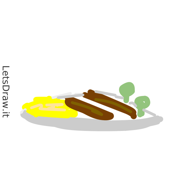 How to draw dinner / rgupeoy8y.png / LetsDrawIt