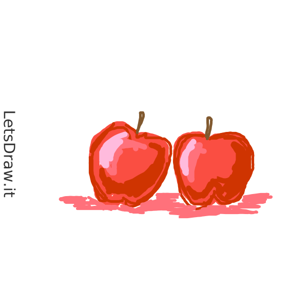 How to draw apples / rgww8o1q1.png / LetsDrawIt