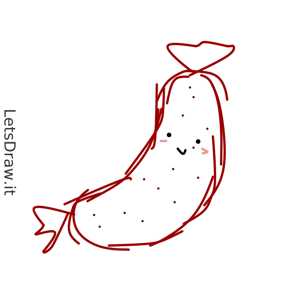 How to draw sausage / rhd4fi1ng.png / LetsDrawIt