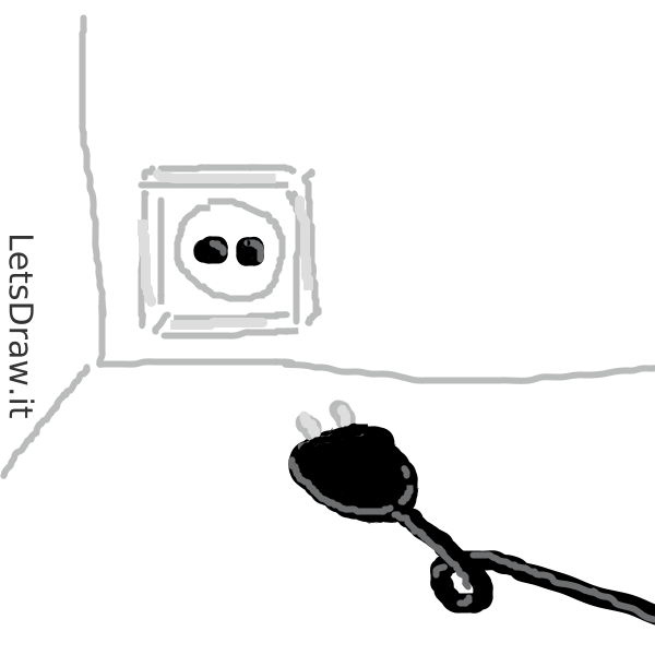 How to draw electrical outlet / riw11iqtp.png / LetsDrawIt