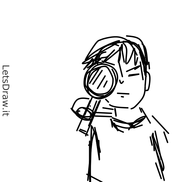 How to draw spy / rj3efrz3f.png / LetsDrawIt